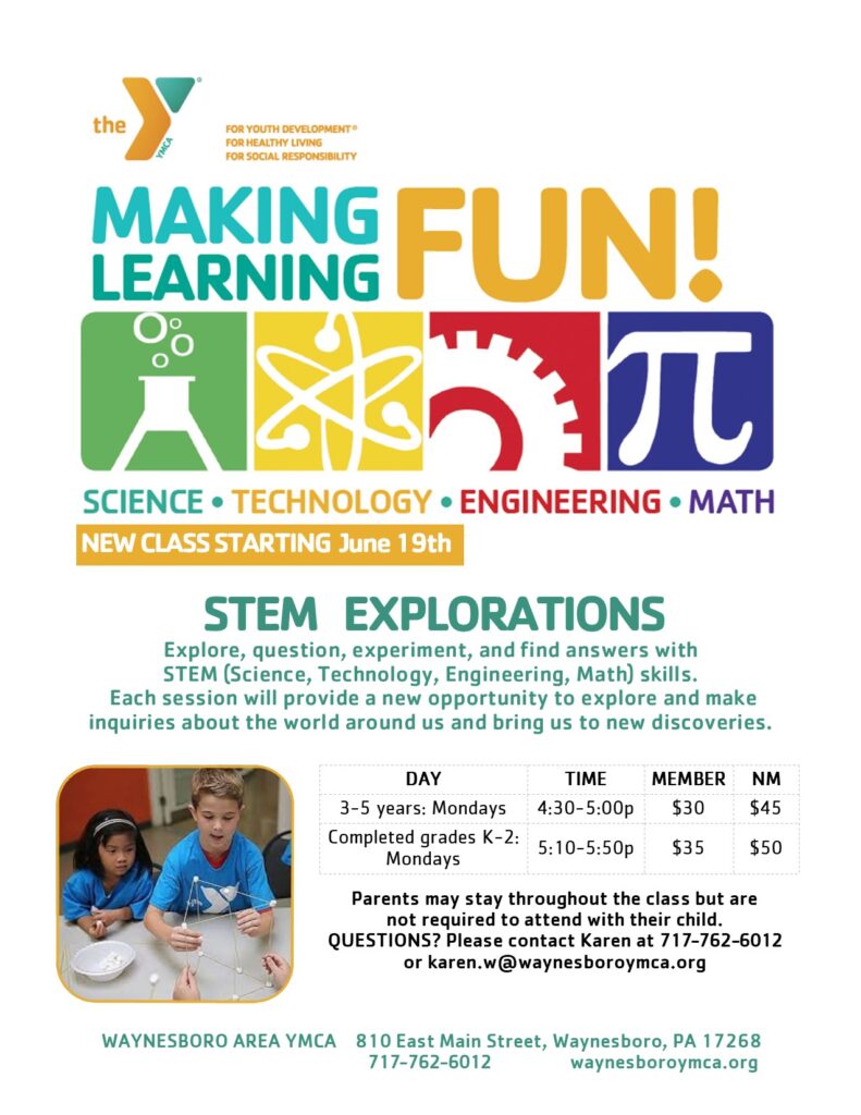 STEM Explorations – Waynesboro YMCA