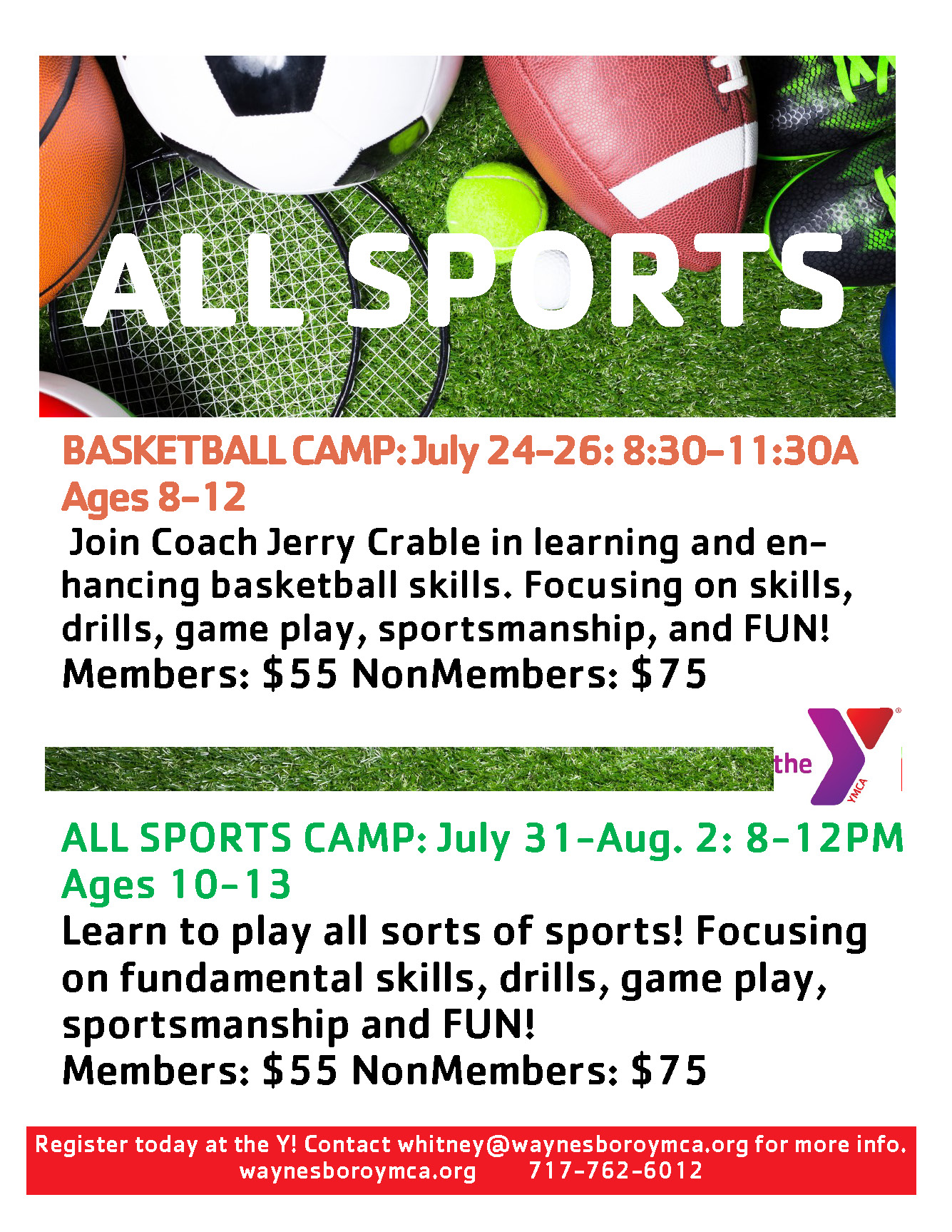 Sport Camps – Waynesboro YMCA