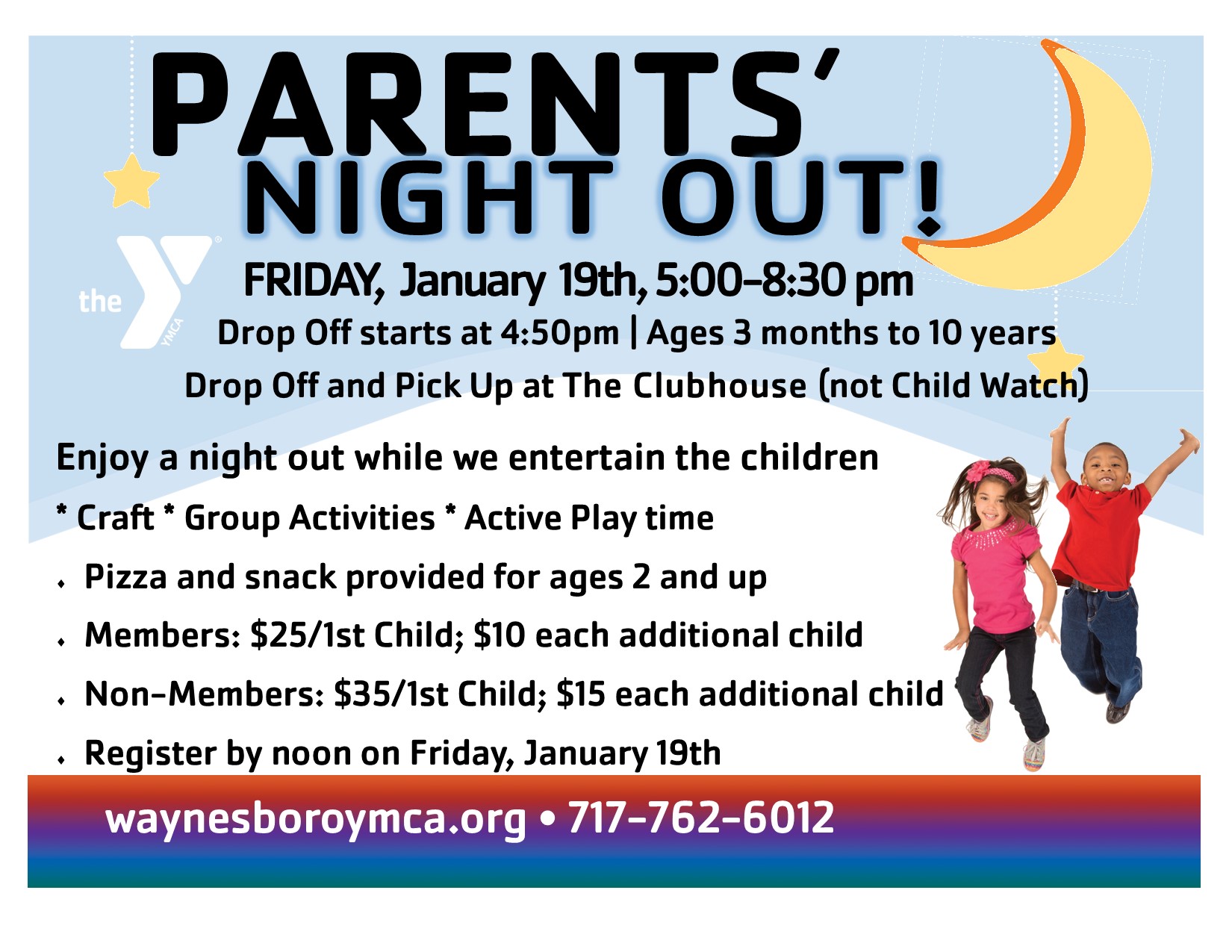 Parents’ Night Out – Waynesboro YMCA