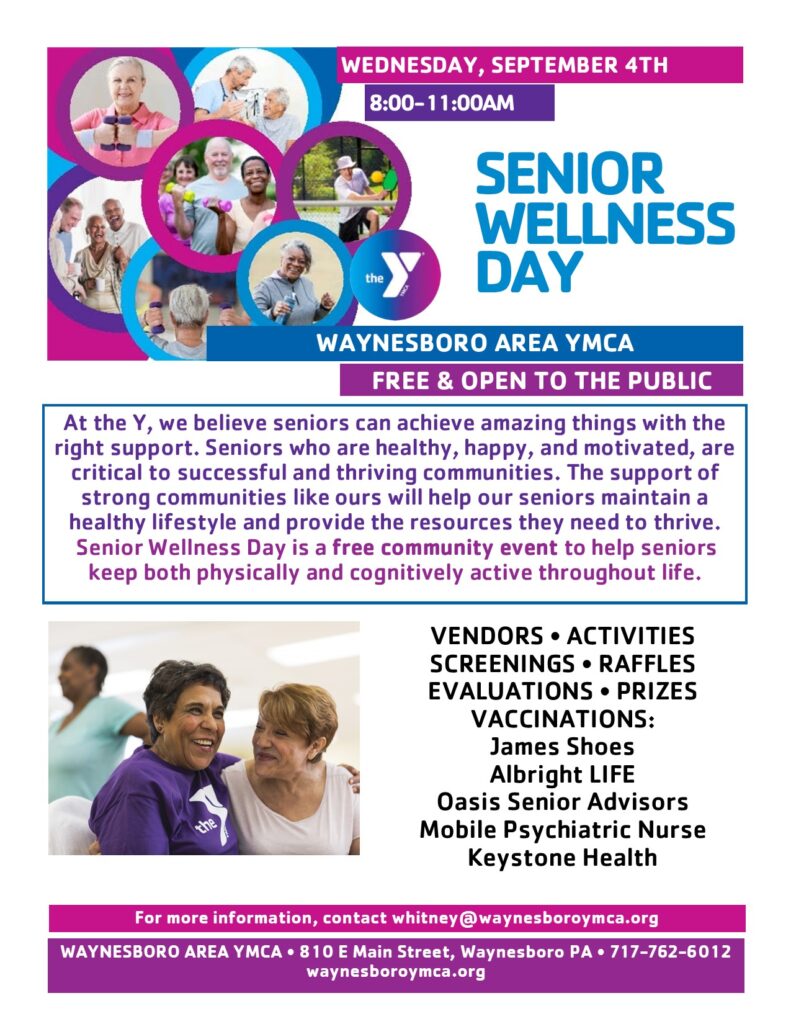 Senior Wellness Day – Waynesboro YMCA