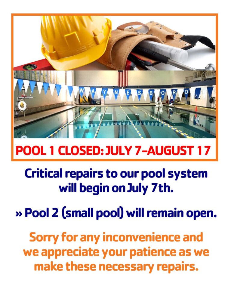 SAVE OUR POOL! Fund Drive – Waynesboro YMCA